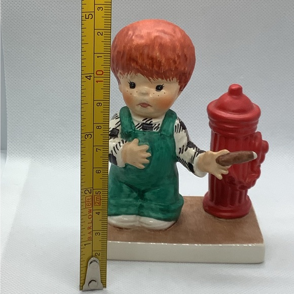 Goebel | Art | Vintage Goebel Redhead Boy Figurine One Puffs Enough Rare Htf 5 Statue Smoking ...